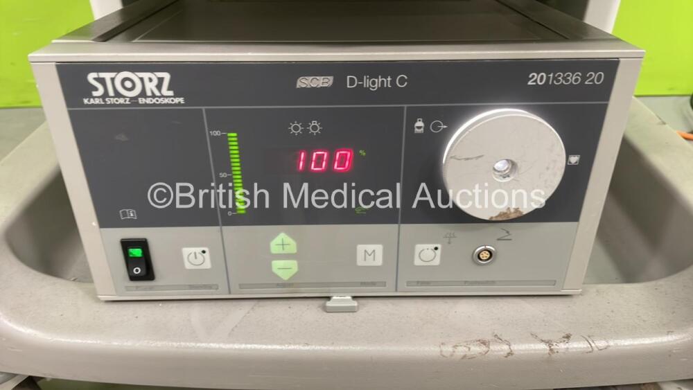 Storz Stack Trolley with Storz WideView HD Monitor, Storz 222000 20 SCB ...