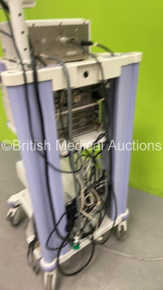 Olympus Stack Trolley with Advan Monitor, Olympus OES UHI-3 Insufflator ...