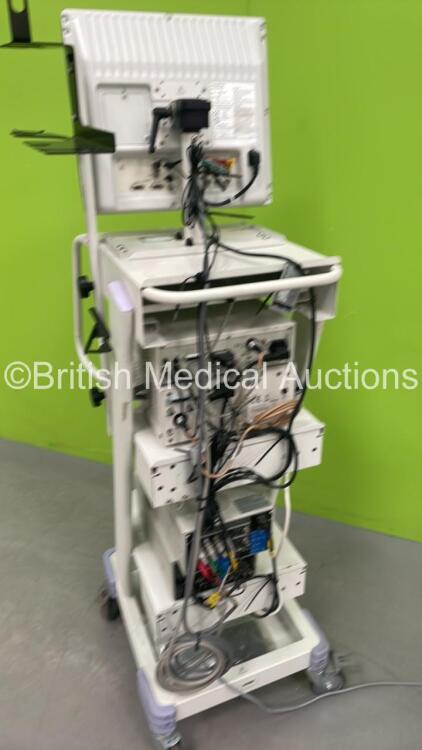 Olympus Compact Trolley with Olympus OEV 191 Monitor, Olympus Visera ...