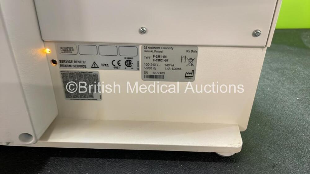 GE Datex Ohmeda Compact Anesthesia Monitor with 1 xs GE E-sCAiO Gas ...