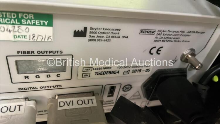 Stryker Stack Trolley (No Power Lead) with 2 x Stryker Vision Elect HD ...