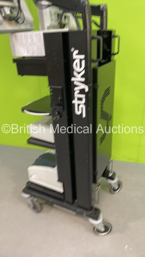 Stryker Stack Trolley (No Power Lead) with 2 x Stryker Vision Elect HD ...