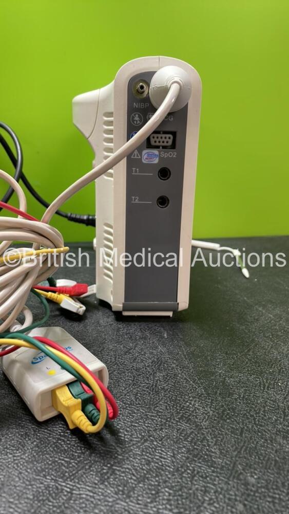 2 x Spacelabs elance Monitors Including NIBP, SpO2, T1 and T2 Options ...