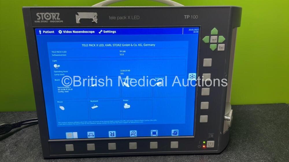 Karl Storz Endoskope TP 100 tele pack X LED Endoscopic Imaging System ...
