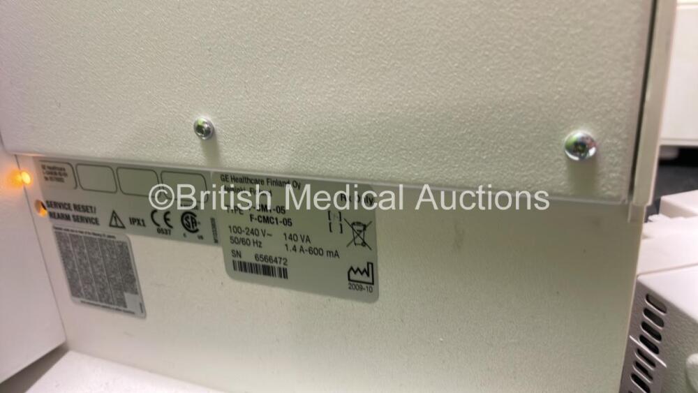 GE Datex Ohmeda Compact Anesthesia Monitor with 1 x GE E-CAiOV Gas ...