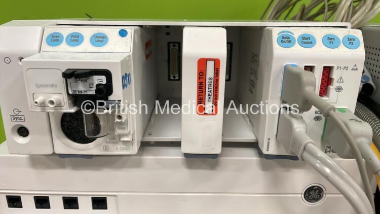 Datex-Ohmeda Avance Anaesthesia Machine Software Version 06.00 with ...