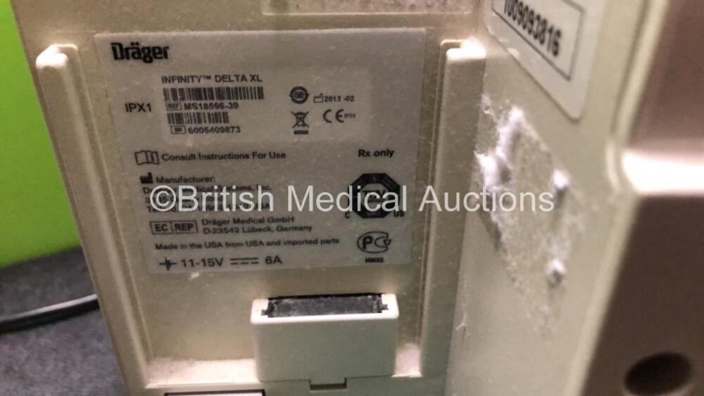 Job Lot Including 1 x Drager Infinity Delta XL Patient Monitor and 1 x ...