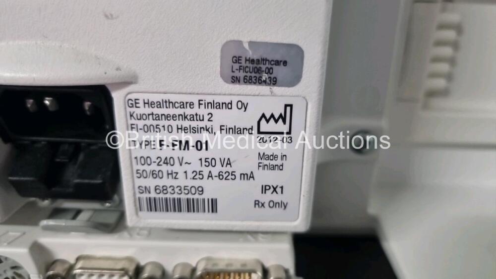 Job Lot Including 1 x GE Type F-FM-00 Patient Monitor (Powers Up with ...