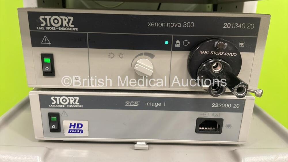 Storz Stack Trolley with Storz Monitor, Storz 200903 31 Touch Screen ...