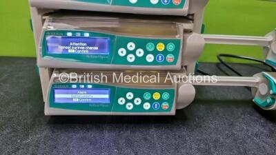 4 x B Braun Perfusor Space Syringe Pumps with 1 x B.Braun Space Docking ...