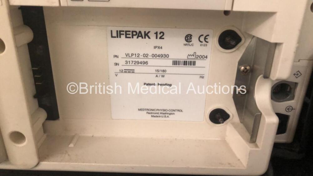 Medtronic Physio Control Lifepak 12 Biphasic Defibrillator / Monitor ...