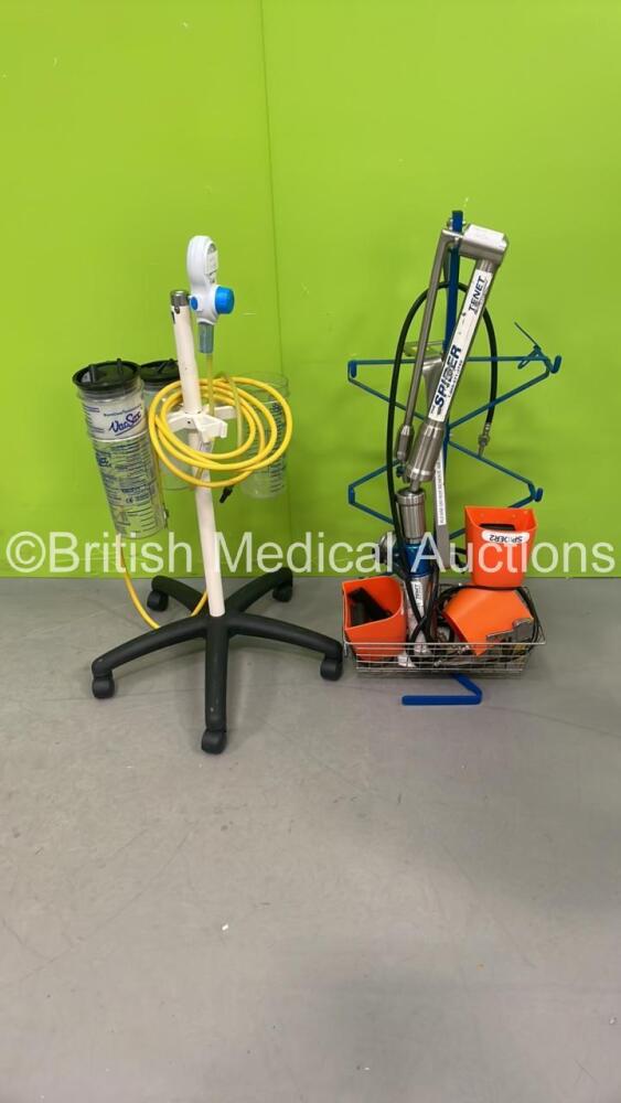 1 x Tenet Spider Arm Positioner with Accessories on Trolley and 1 x ...