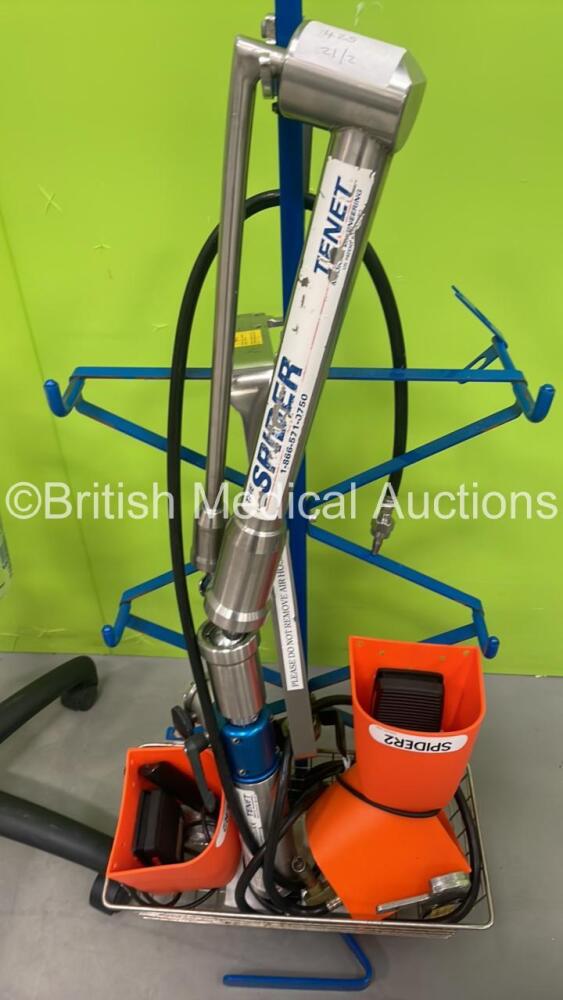 1 x Tenet Spider Arm Positioner with Accessories on Trolley and 1 x ...