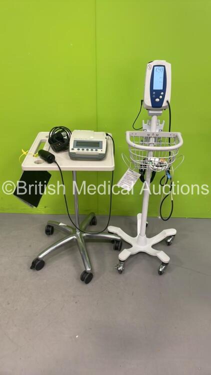 1 x Welch Allyn Spot Vital Signs Monitor on Stand with Sp02 Lead and 1 ...