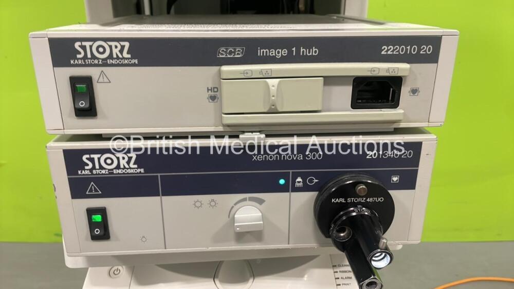 Karl Storz Stack Trolley with Storz 200903 31 Touch Screen Monitor ...