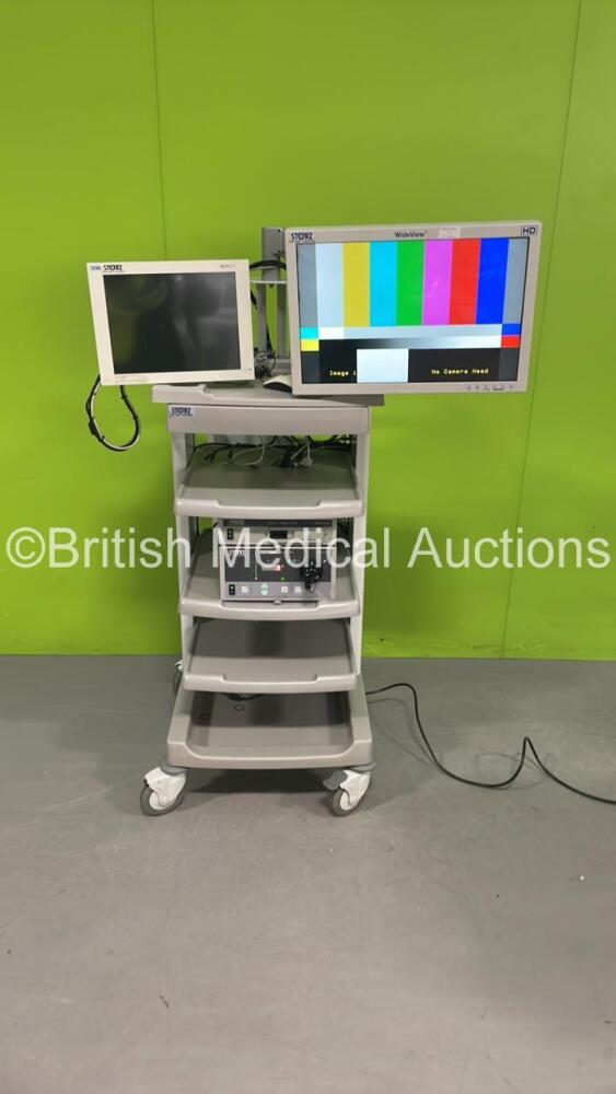 Karl Storz Stack Trolley with Storz WideView HD Monitor, Storz 200903 ...