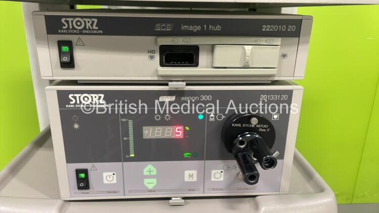 Karl Storz Stack Trolley with Storz WideView HD Monitor, Storz 200903 ...