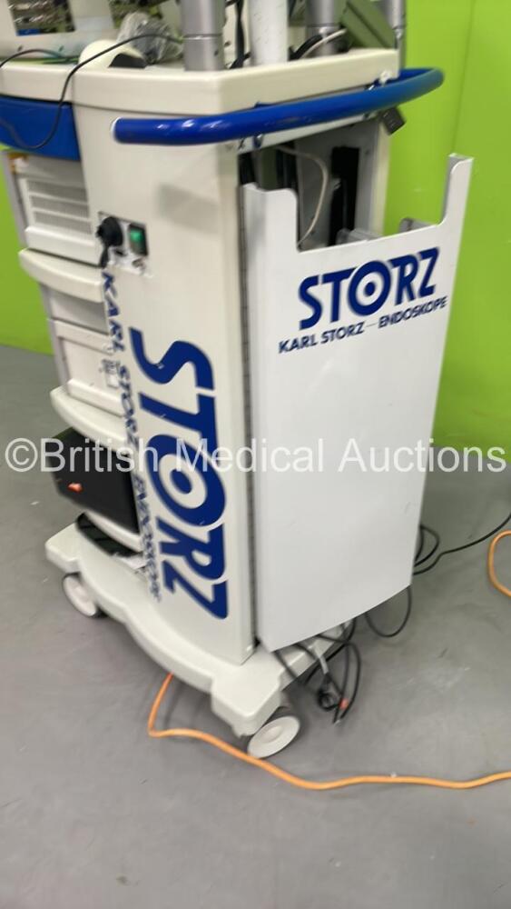Storz Stack Trolley with Storz Monitor, Storz 200903 31 Touch Screen ...