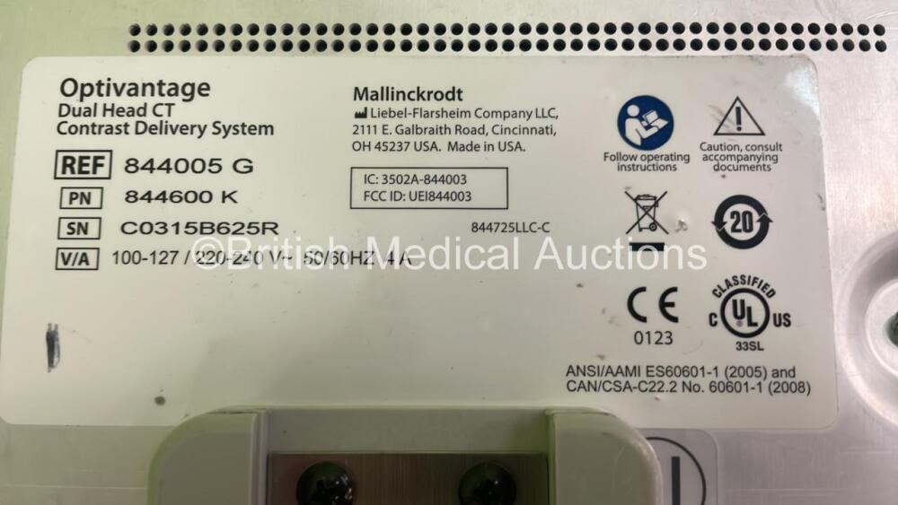 Mallinckrodt OptiVantage DH Injector System with Arm, Monitor and ...