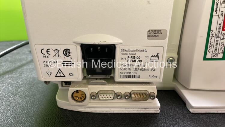GE Datex Ohmeda S/5 FM Patient Monitor with 1 x GE E-PSMP-00 Module ...