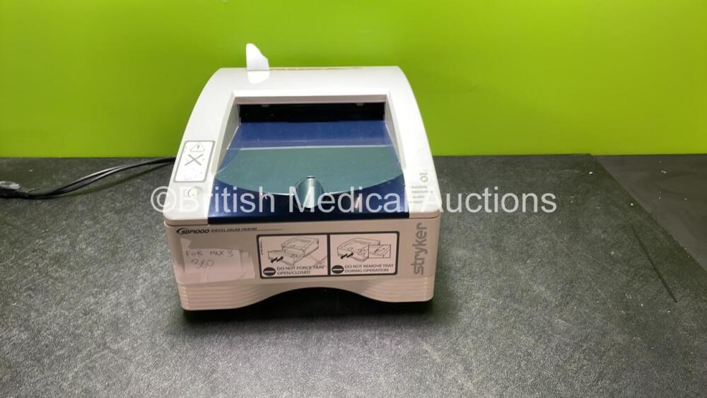 Stryker Model SDP1000 Printer (Powers Up) *SN 94257* | March 2023 Mixed ...