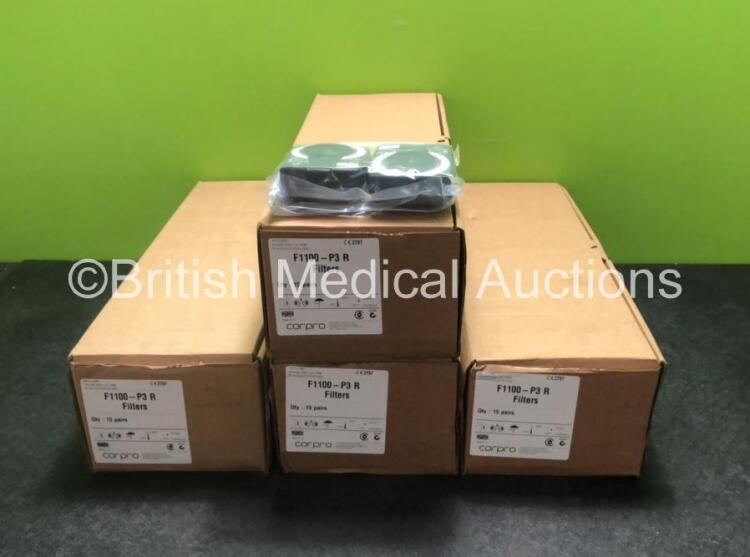 4 x Boxes of 15 Pairs Corpro F1100-P3R Filters *Expiry 2026* (Stock ...