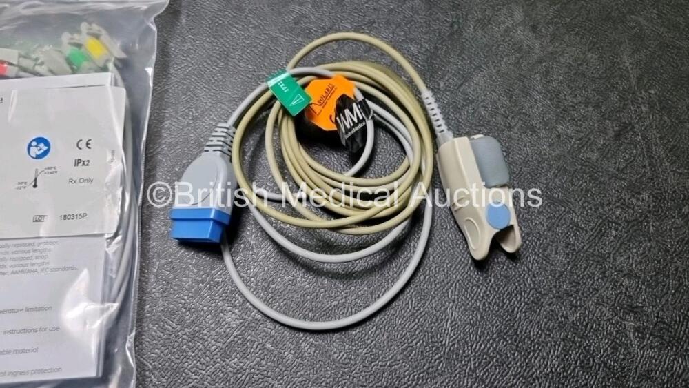 2 x GE B30 Patient Monitors with 2 x GE E-PSMP-00 Module Including ECG ...