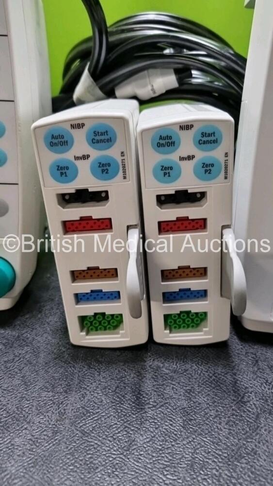 2 x GE B30 Patient Monitors with 2 x GE E-PSMP-00 Module Including ECG ...