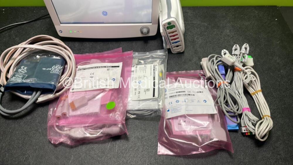 GE Carescape B650 Touch Screen Patient Monitor * Mfd - 02-2019 * with 1 ...