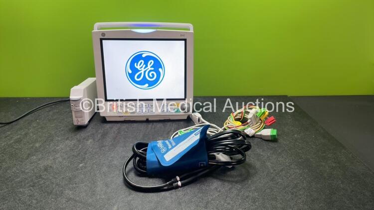 GE B40 Patient Monitor Including ECG, SpO2, NIBP, T1-T2 and IBP1-IBP2 ...
