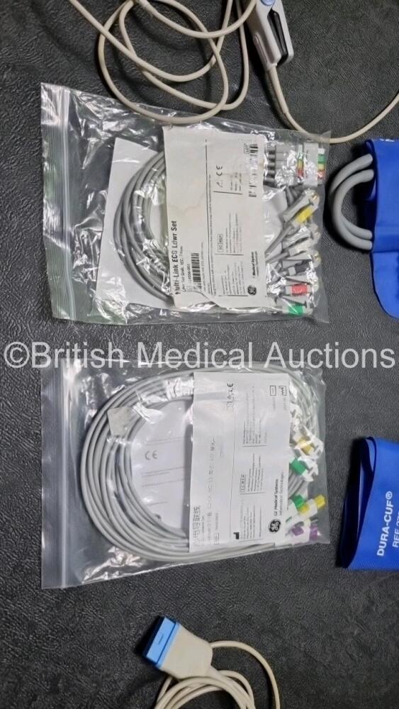 2 x GE B30 Patient Monitors with 2 x GE E-PSMP-00 Module Including ECG ...