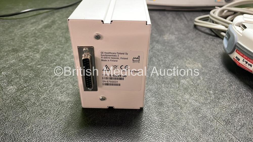 GE Carescape B650 Touch Screen Patient Monitor *Mfd 07-2014* with 1 x ...