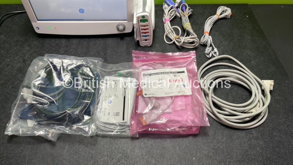 GE Carescape B650 Touch Screen Patient Monitor * Mfd - 02-2019 * with 1 ...