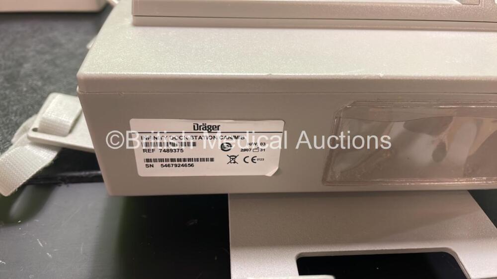 3 x Drager Infinity Delta XL Patient Monitors Including Hemo Med 1, Aux ...
