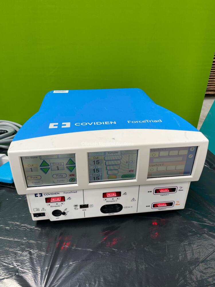 Covidien Force Triad Electrosurgical Diathermy Unit *Mfd - 07/2012 ...