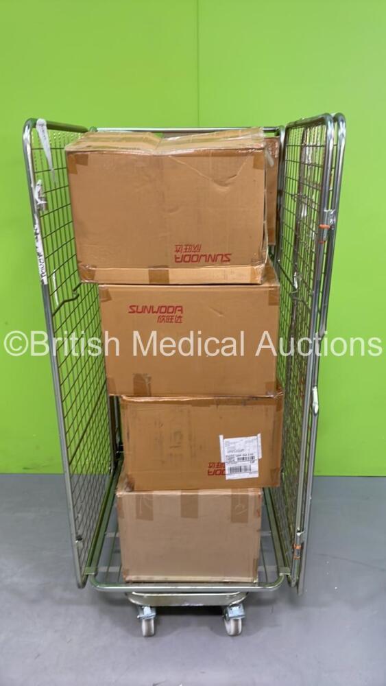 Large Quantity of Green Fire God Disposable Face Masks (Cage Not ...