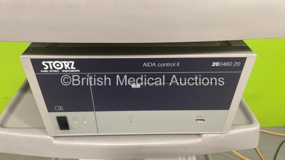 Storz Stack Trolley with Storz 200903 31 Touch Screen Monitor, Storz HD ...