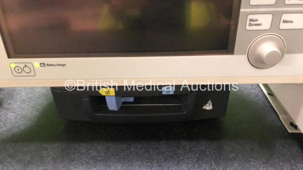 2 x Drager Infinity Delta Patient Monitors with HemoMed 1, Aux/Hemo 3 ...