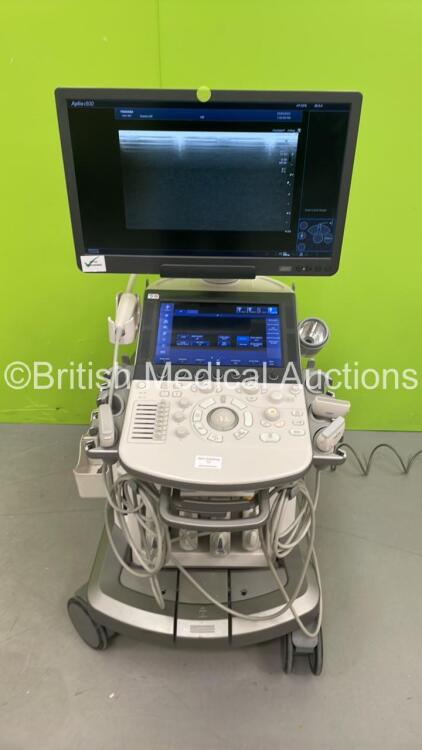 Toshiba Aplio i800 TUS-AI800 Flat Screen Ultrasound Scanner *Mfd - 03/ ...