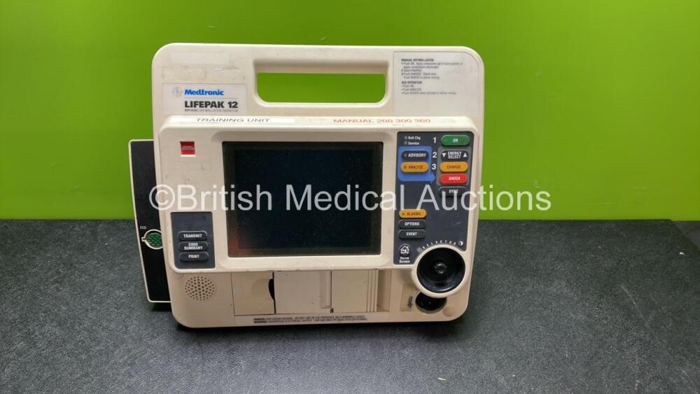 Medtronic Lifepak 12 Training Biphasic Defibrillator / Monitor | March ...