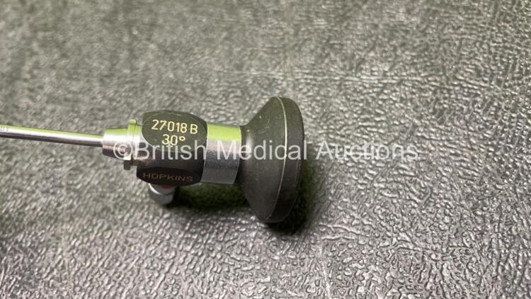 Karl Storz 27018B Rigid Arthroscope - Engineer's Report : Optical ...