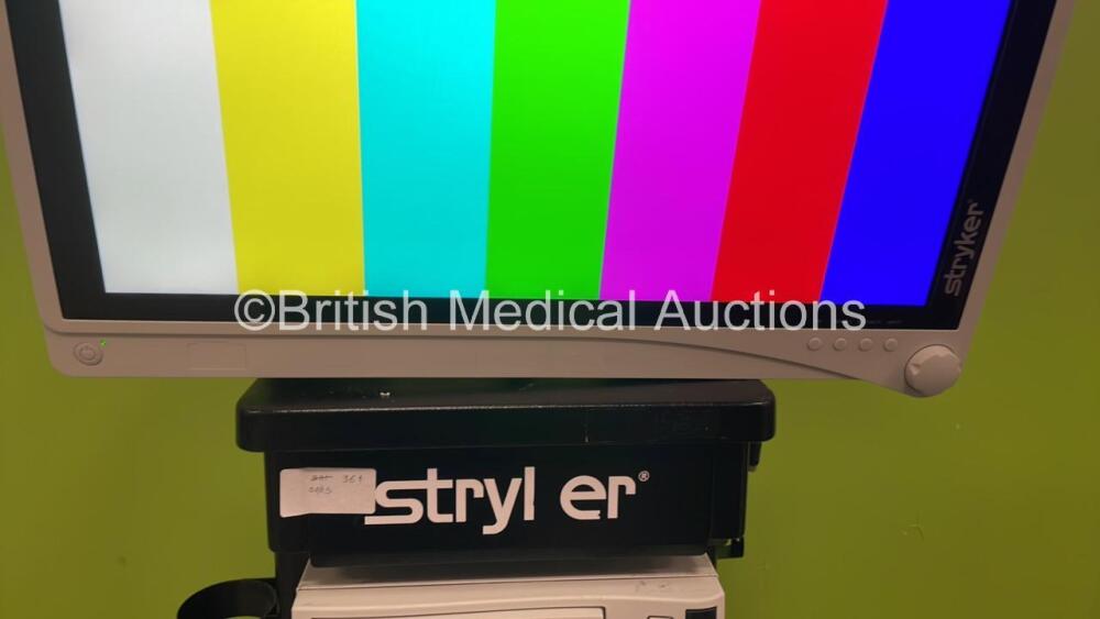 Stryker Stack System Including StrykerPro LED Display Surgical Viewing ...