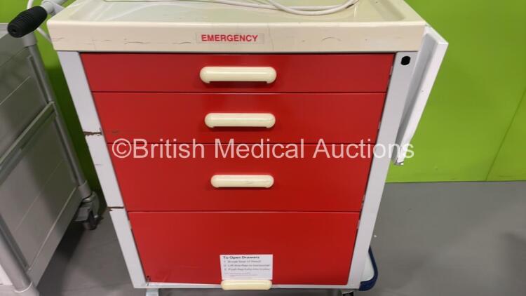 1 x Medisco Trauma Trolley and 1 x Beaver Trolley (Some Damage - See ...