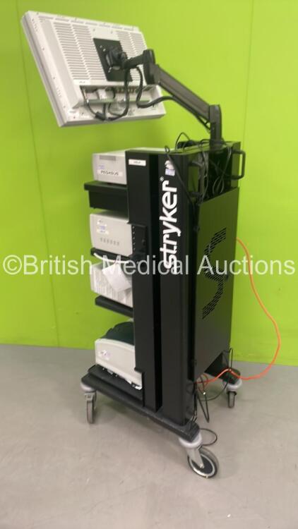 Stryker Stack System with Stryker Vision Elect HDTV Surgical Viewing ...
