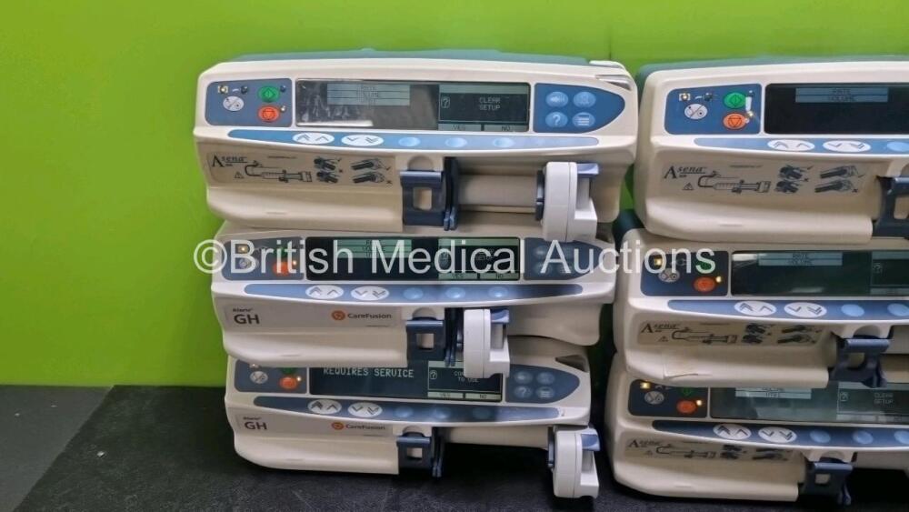 Mixed Lot Including 4 x Alaris Asena GH Syringe Pumps (All Power Up) 5 ...