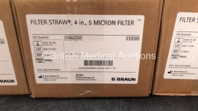 600 x B Braun Filter Straws Ref 415020 *Expire 2025* (Unused in Boxes ...
