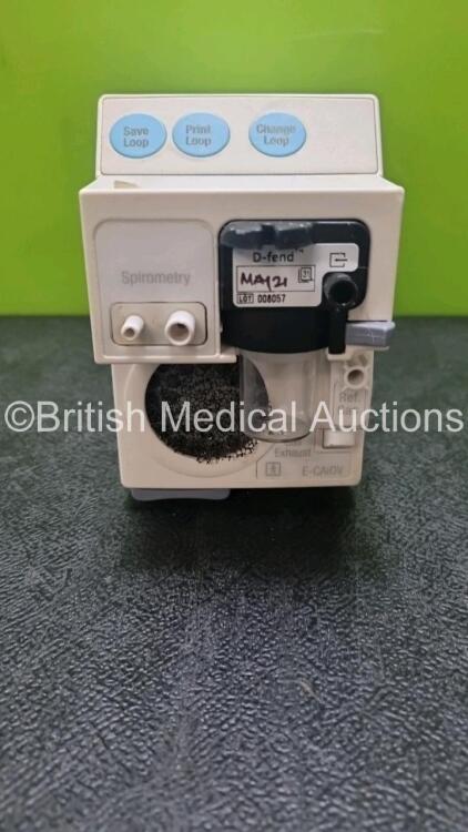 GE Type E-CAiOV-00 Gas Module Including Spirometry and D-fend Water ...