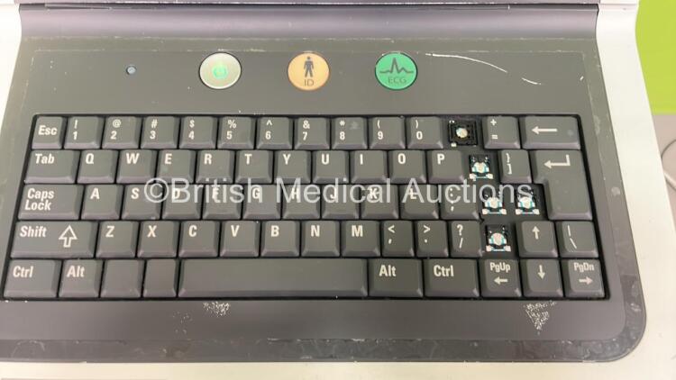 Philips PageWriter TC20 ECG Machine on Stand with 10 Lead ECG Leads (Powers Up with 5 x Missing ...