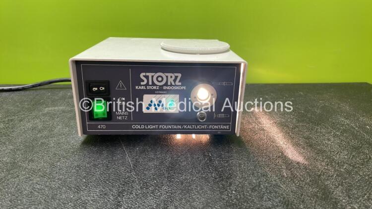 Karl Storz Endoskope Model 470D Cold Light Fountain Light Source ...