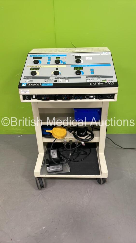 ConMed System 7500 Electrosurgical Generator ABC Modes with Dual ...